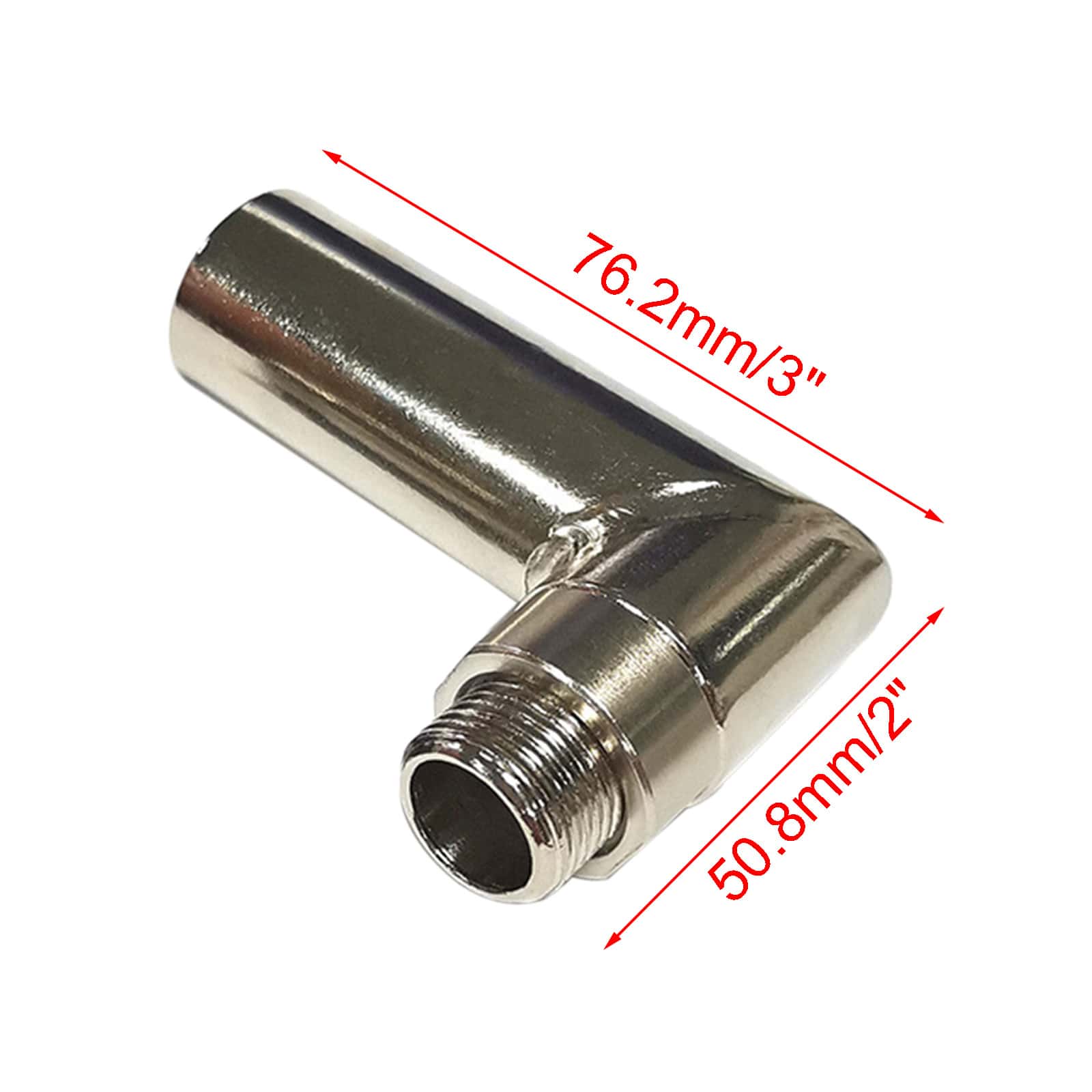 O2 Oxygen Spacer Sensor Angled Extender 90 Degree 02 Bung Extension M18 ...