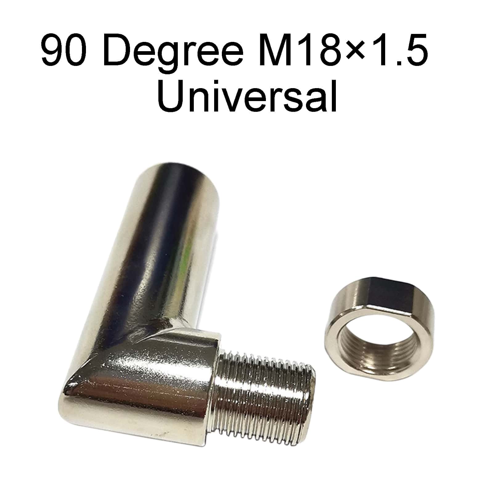 M18X1.5 O2 Oxygen Spacer Sensor Angled Extender 90 Degree 02 Bung ...