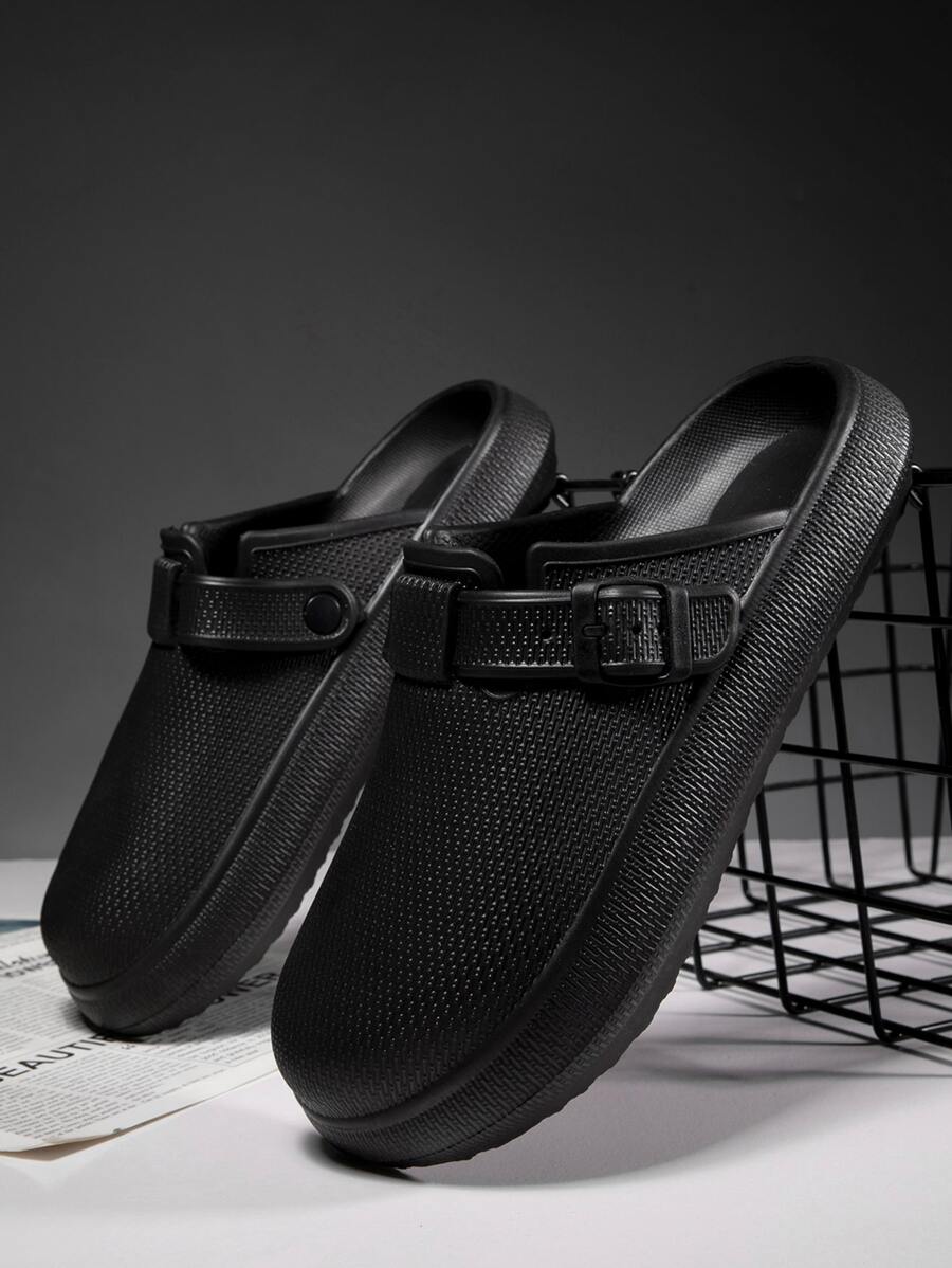 Cool Work Clogs For Men, Buckle Decor Slip-on EVA Clogs | SHEIN USA
