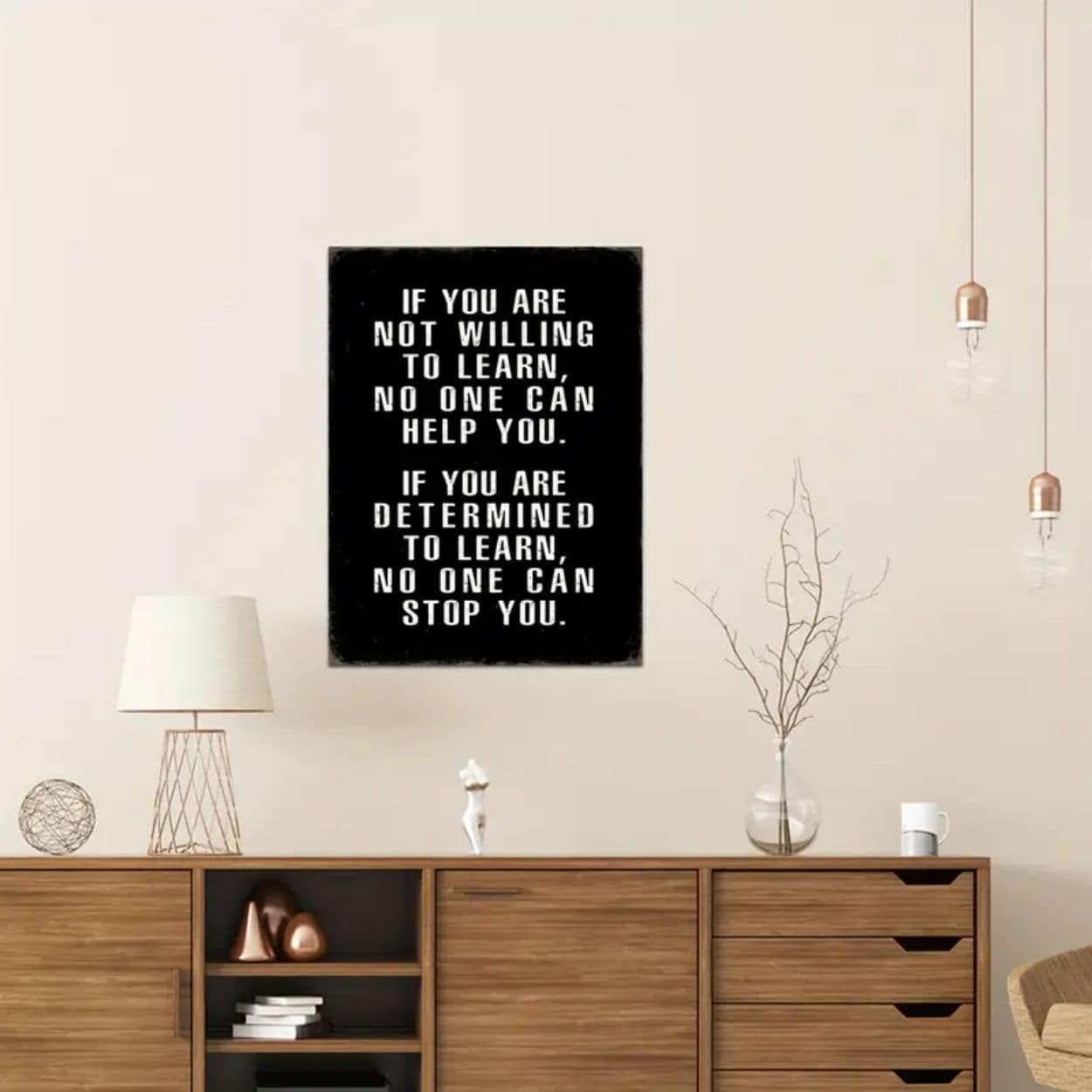 1pc Motivational Quote Home Decorative Wall Art | SHEIN USA