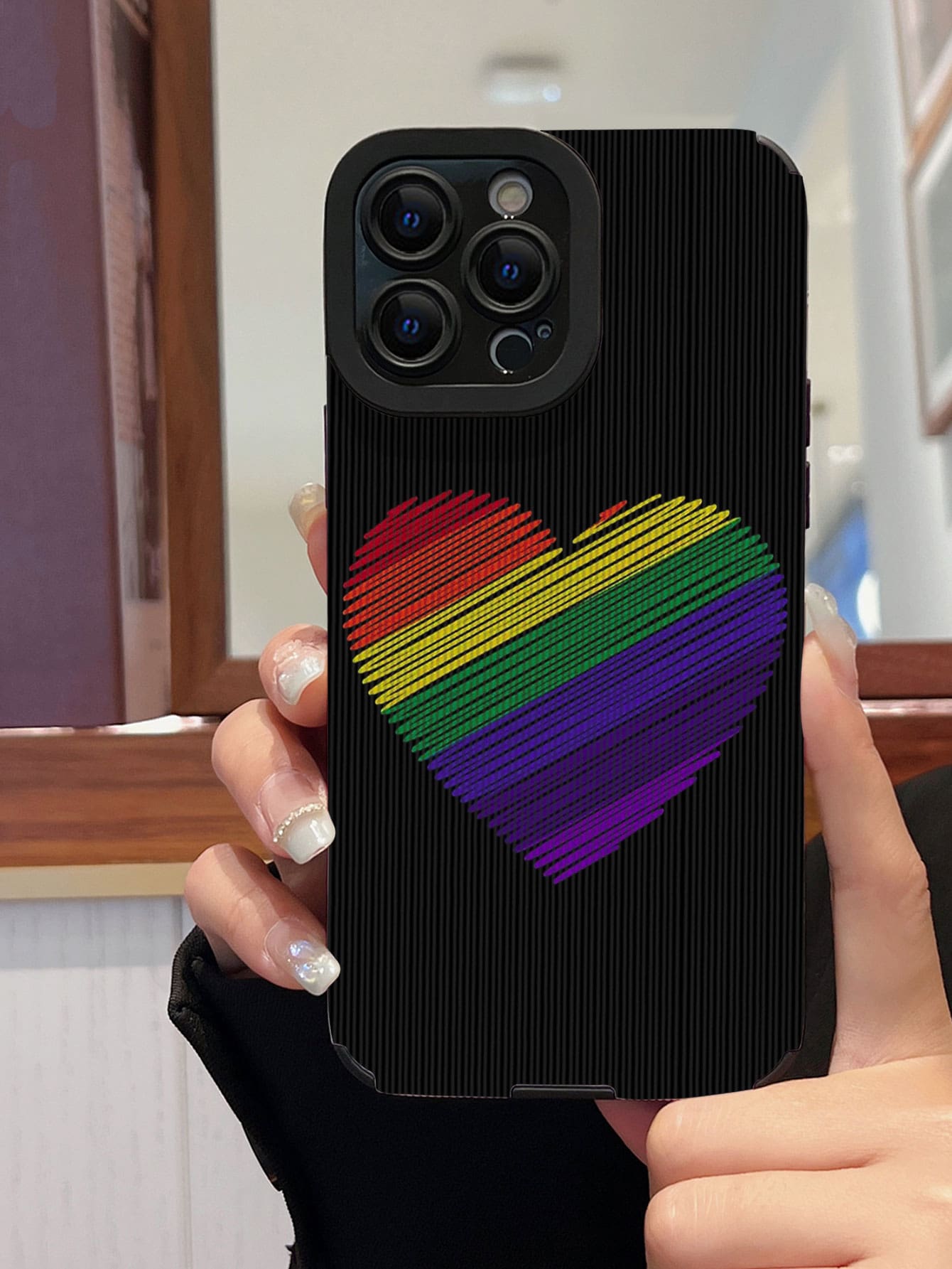 Heart Pattern Phone Case | SHEIN USA