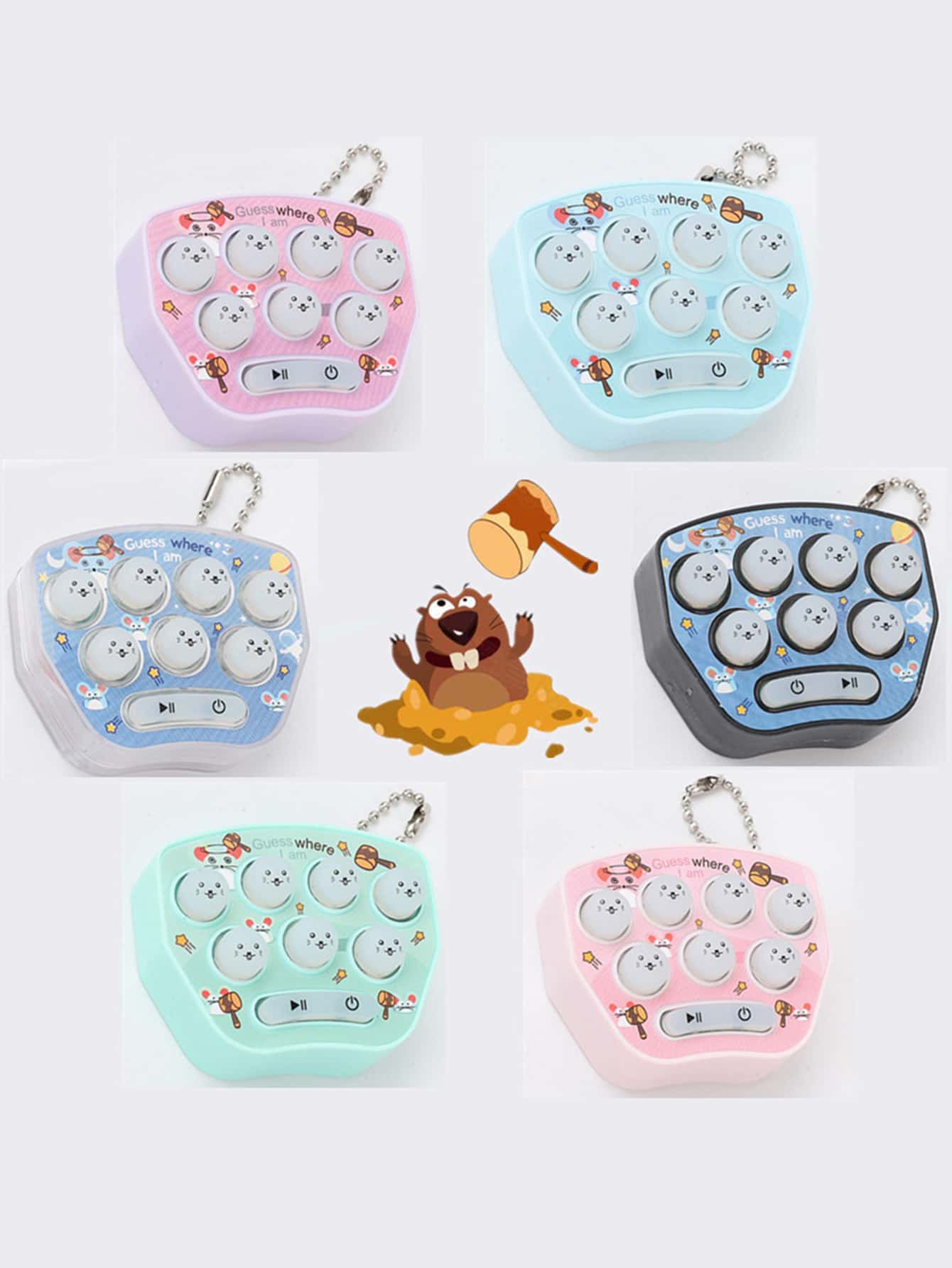 Mini Handheld Whack-a-mole Children's Game Console, Puzzle And Fun To ...