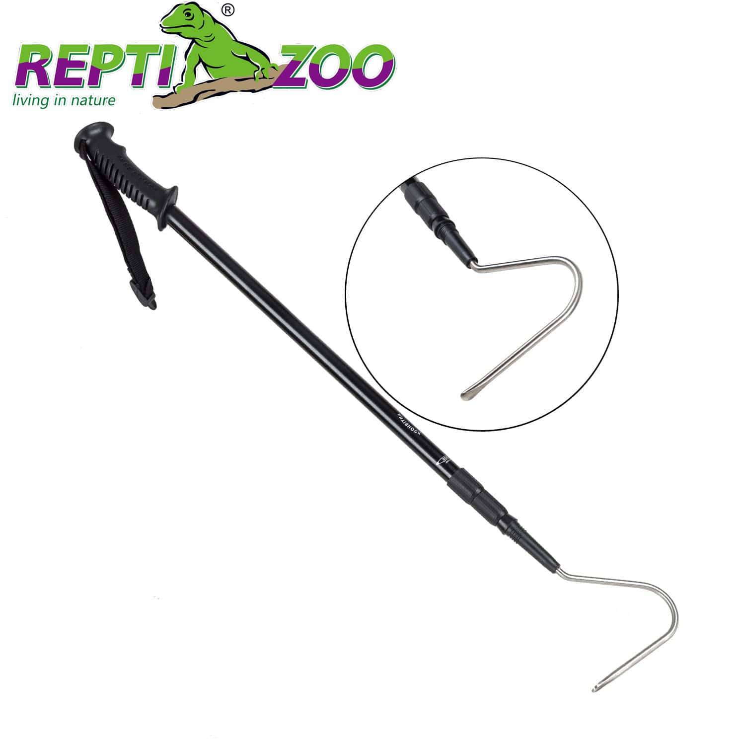 57" Snake Catcher Professional Stainless Steel Retractable Snake Hook ...
