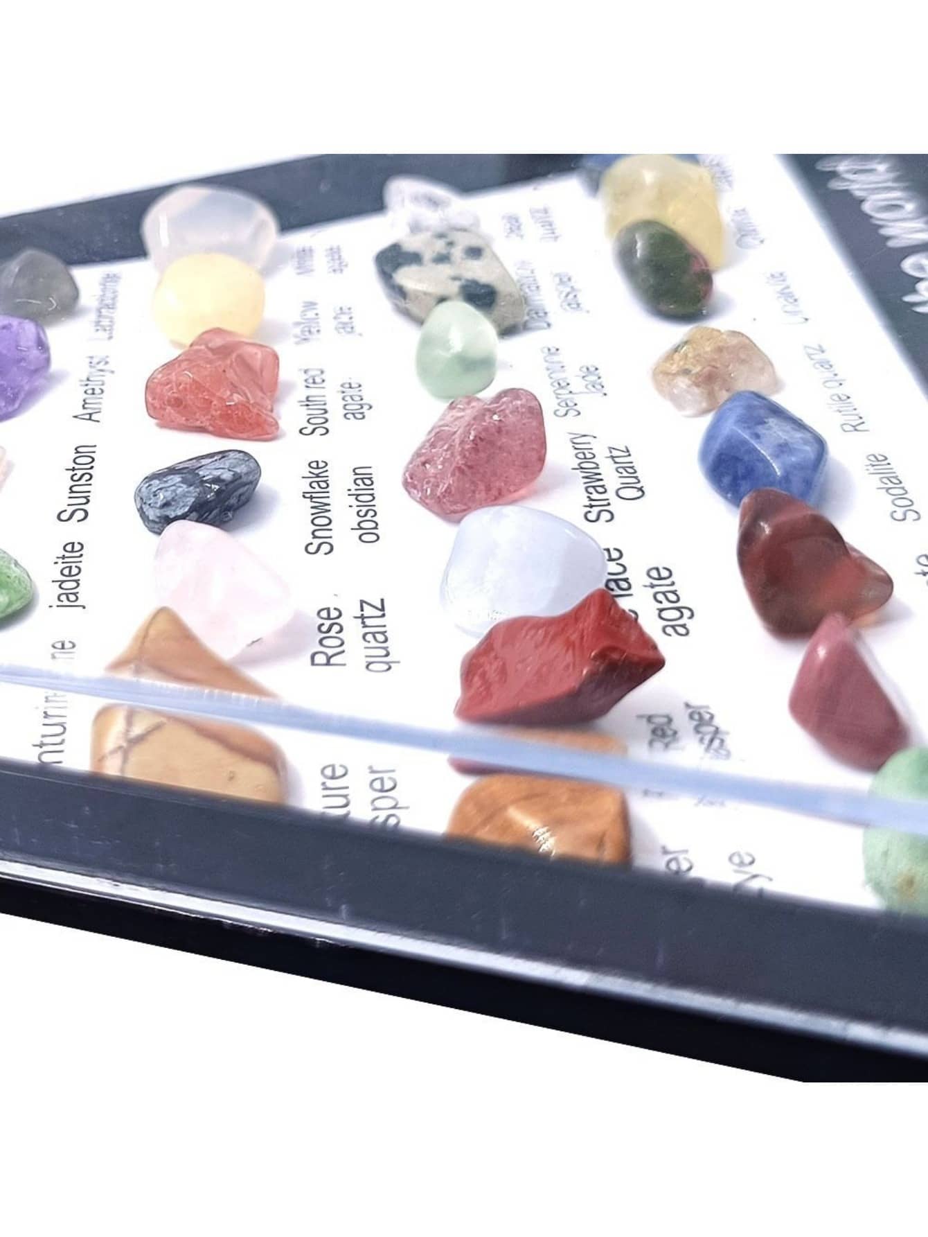 36PCS 1 Box Mineral Specimens Gems From All Over The World Healing ...