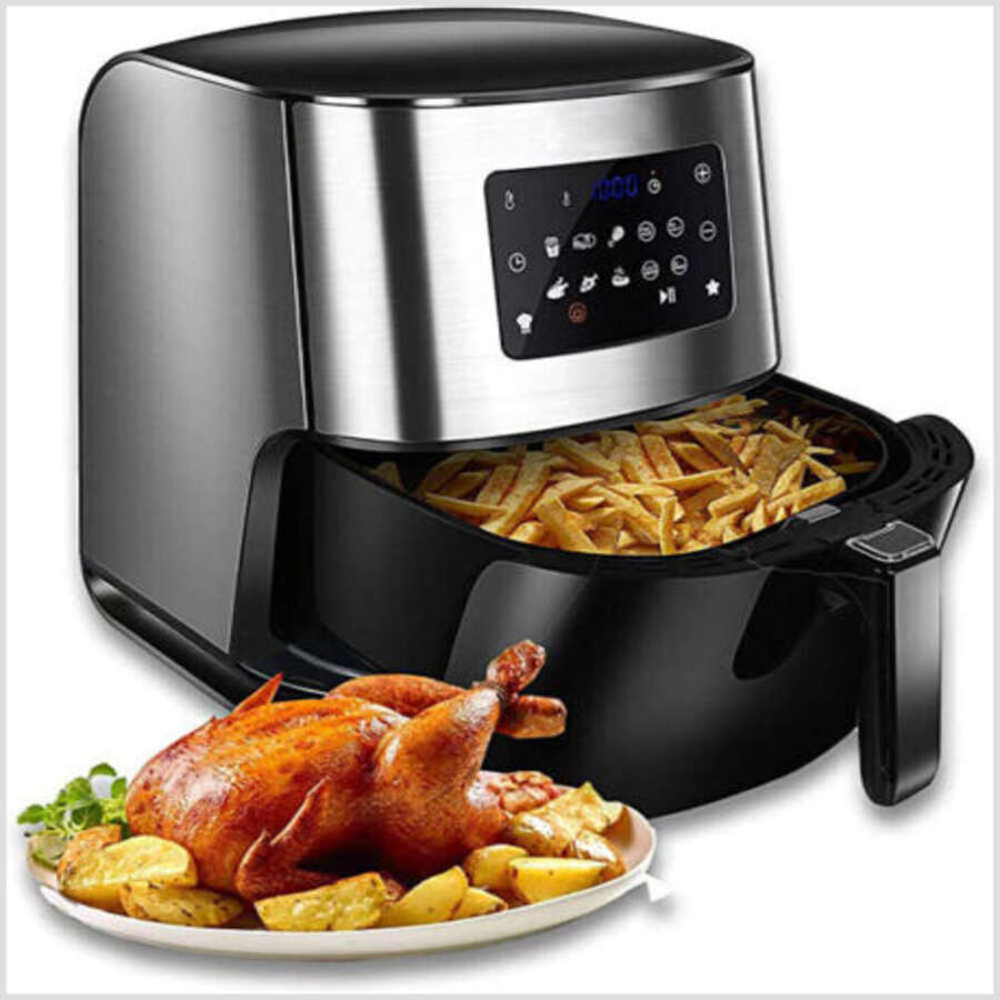 6.3 Quart 10-in-1 Air Fryer Smart Electric Hot Airfryer Oven Oilless ...