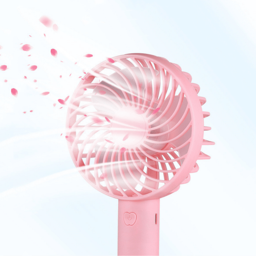 Mini Rechargeable Usb Fan, Cartoon Portable Electric Fan With Strong ...