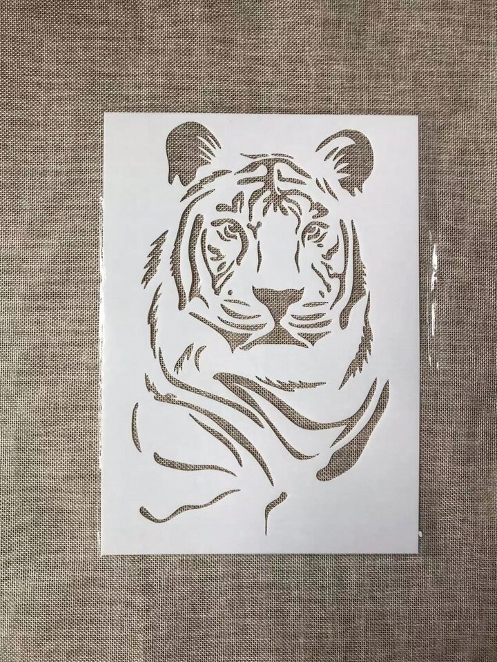 Tiger Outline Template
