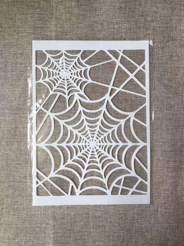 1pc White Plastic A4 Spider Web Stencil Template For Drawing | SHEIN USA