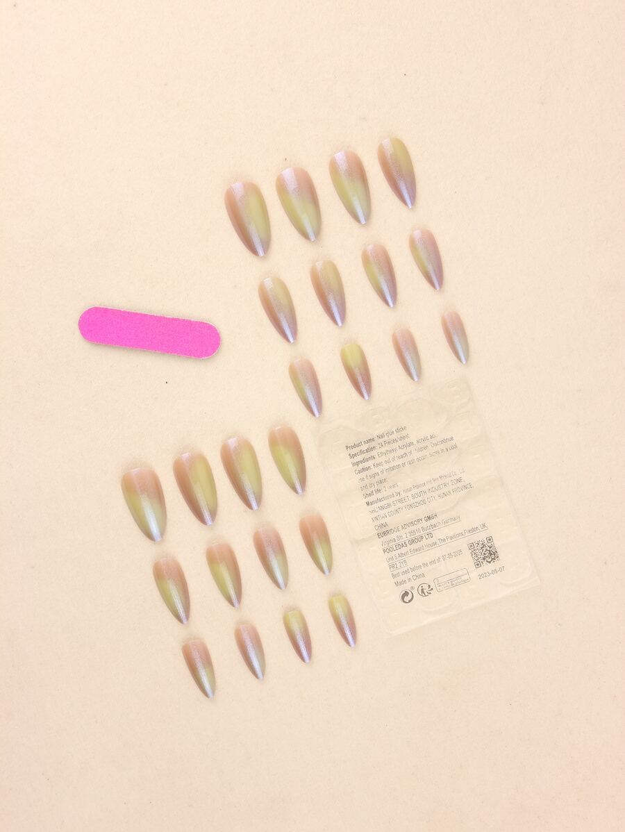 Upgrade Your Style Instantly With 24pcs Medium-Long Press-On Nail ...