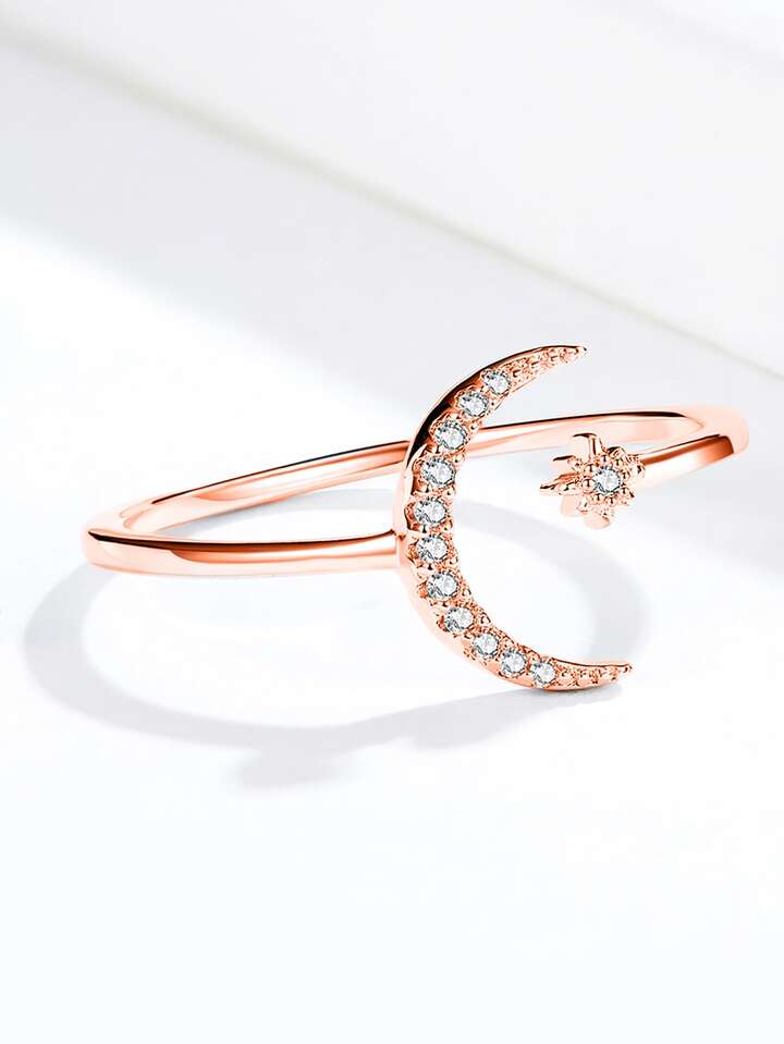 Moon And Star Adjustable Ring | ppgbbe.intranet.biologia.ufrj.br