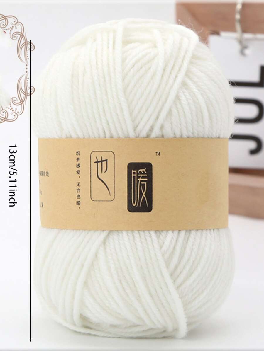 1ball Four Strand Medium Thick Acrylic Yarn For Daily Knitting ...