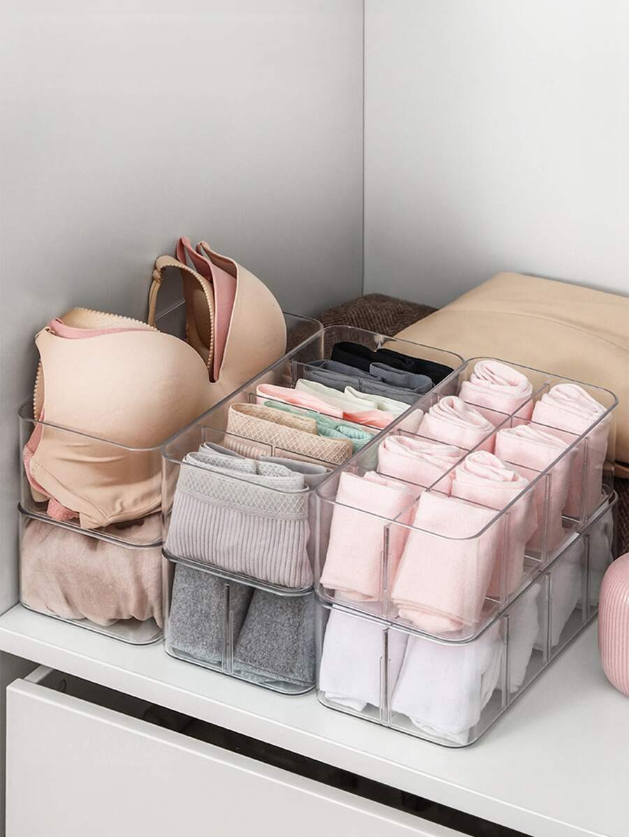 1 Wardrobe Cabinet Storage Box, Four Compartments and Eight ...