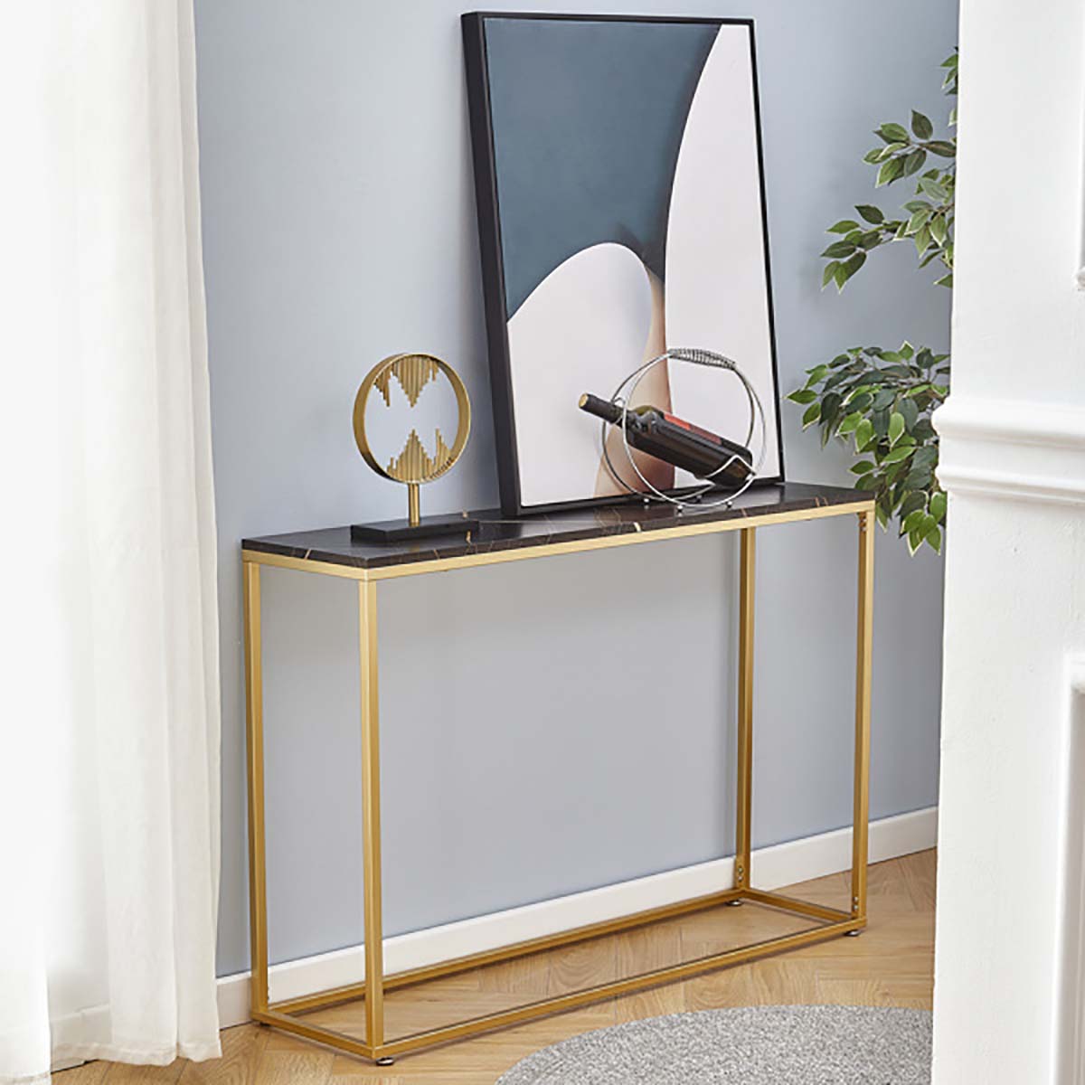 Console Tables for Entryway, Faux Marble Sofa Tables, Entryway Table ...