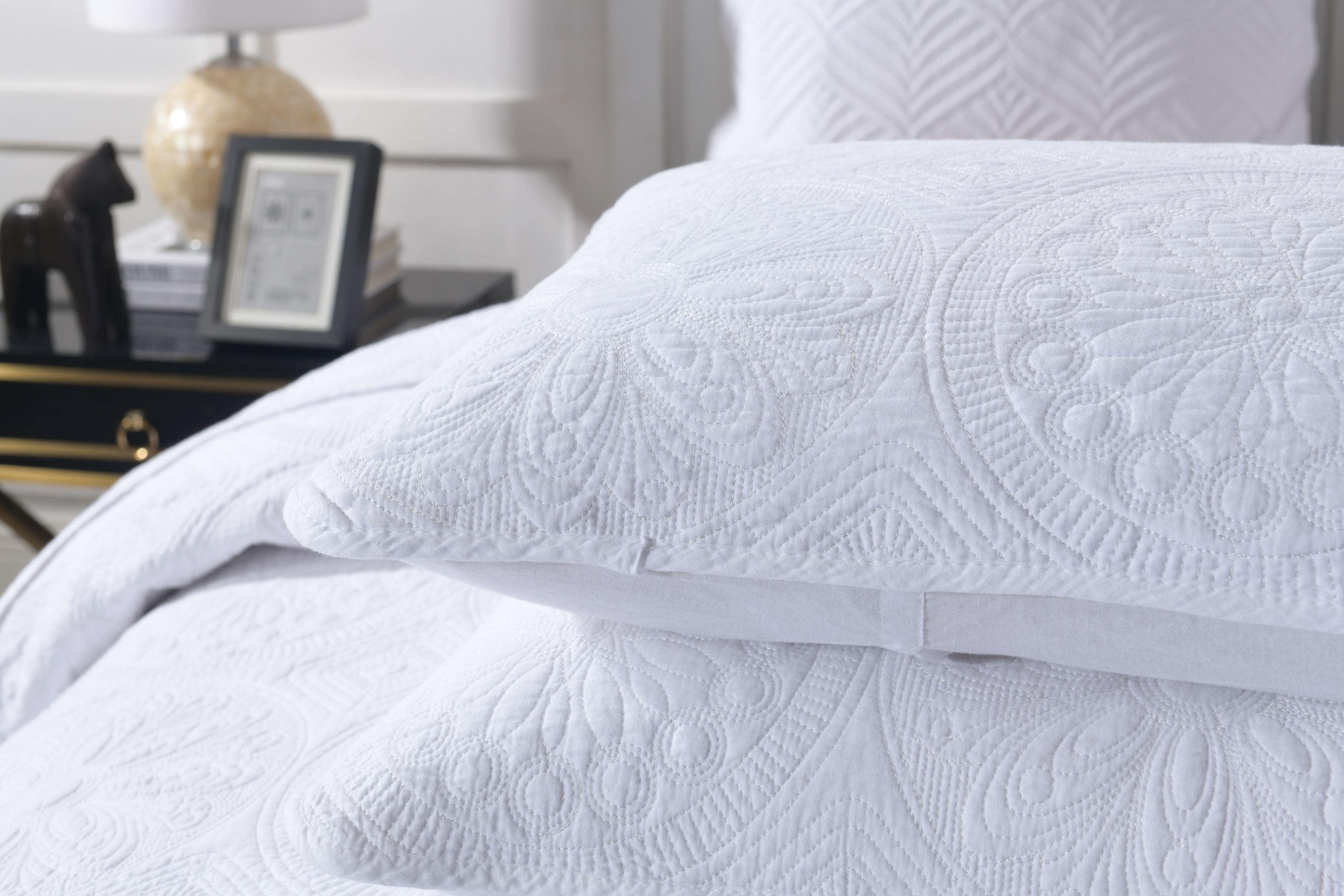 3 Piece quilt set bedding set queen size king size Medallion Quilt Set ...