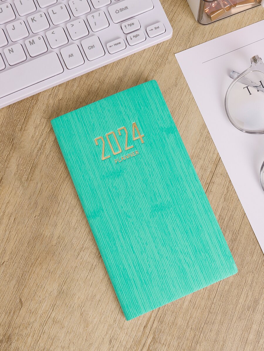 2024 A6 English schedule book daily plan notebook time management ...