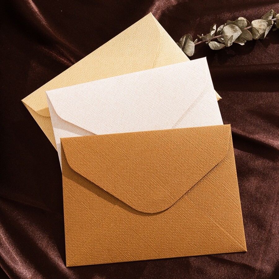 Vintage Linen Texture Envelope & Letter Paper For High-End Business ...