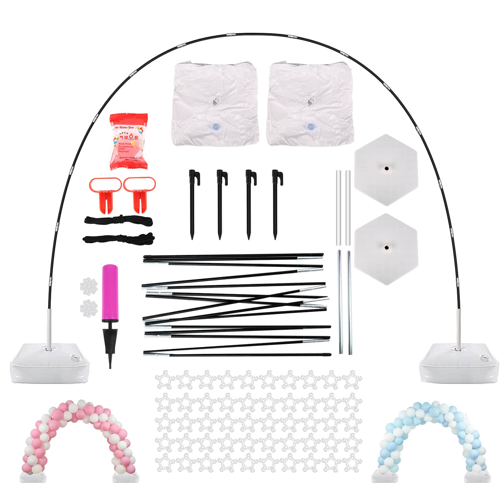 Balloon Arch - Water Fillable Base Set With Ground Nail | SHEIN USA