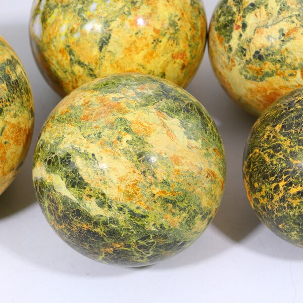 1PC Natural realgar sphere carving decoration original, natural realgar ...