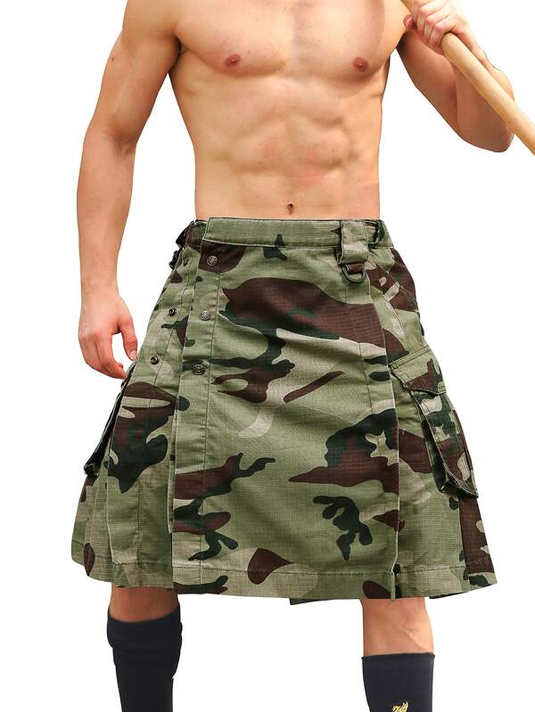 Men's Kilt for Men Utility Tactical Kilts for Men,Men Kilts Irish ...