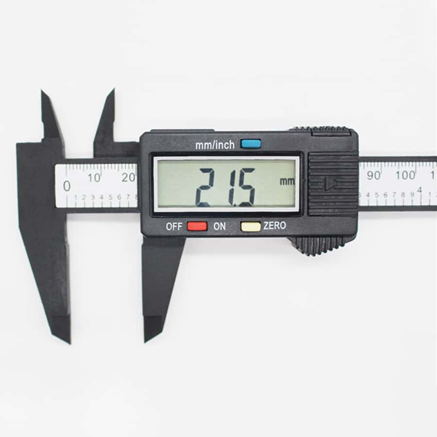 150mm 0.1m Digital Vernier Calipers measure 6inch LCD Electronic Carbon ...