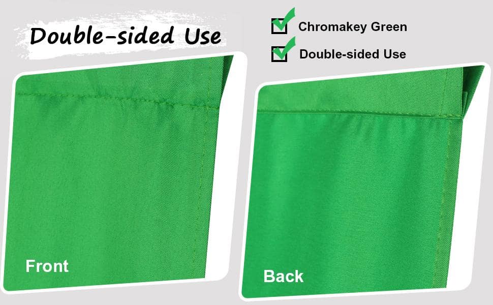 12 X 10 FT Large Green Screen Backdrop for Photography, GreenScreen ...