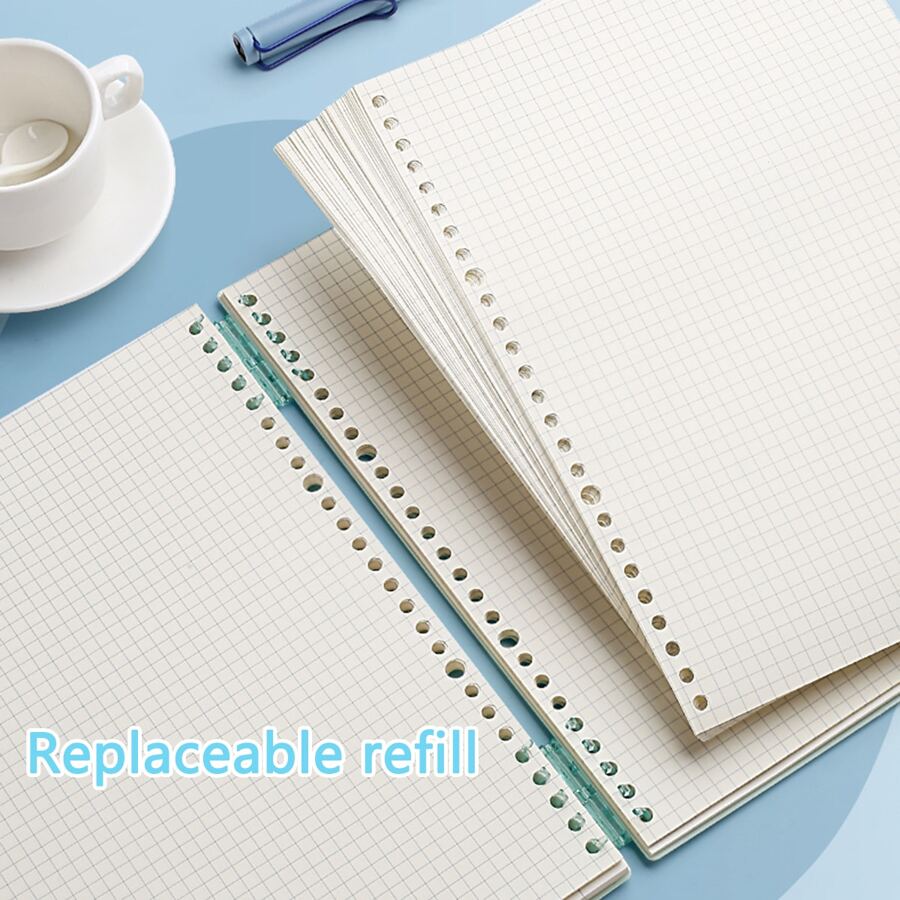 Blue Cornell Page For B5 Loose Leaf Notebook, 26 Holes, Replaceable for ...