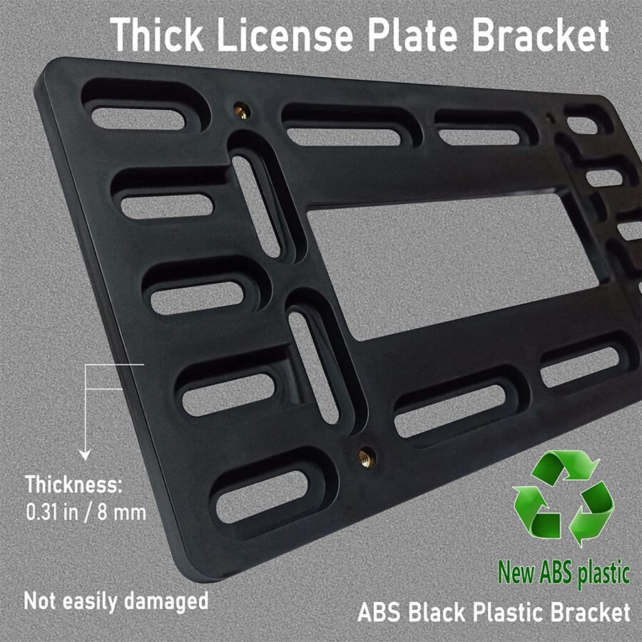 License Plate Bracket Holder- Front License Plate Mounting Kit ...