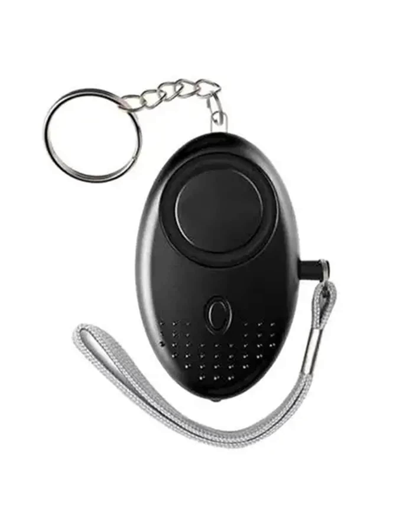 1pc 130db Personal Security Alarm Keychain With Led Lights & Emergency Safety Protective Keyring ...