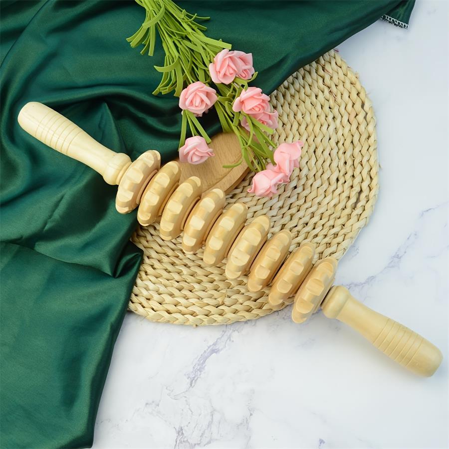 Wooden Body Massage Roller, Promoting Blood Circulation, Lymphatic ...