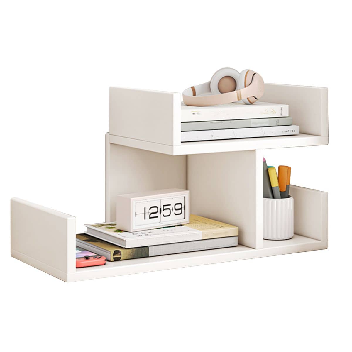 Wooden Desktop Shelf