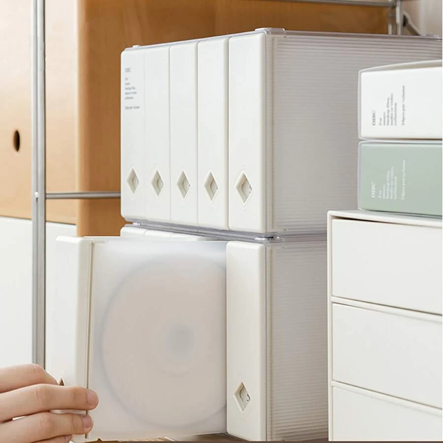 24-disc Cd Case With Label For Ps4 Game Discs And Dvd/cd Organizing ...