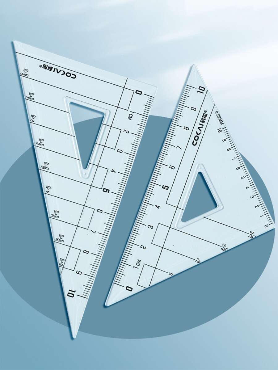 Mathematical Tool Set - 9pcs Compass And Ruler Set For Student Exam ...