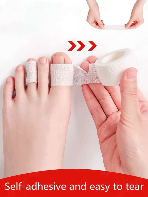 Self-adhesive Elastic Bandage Wrap Tape, Ideal For Protecting Toes ...