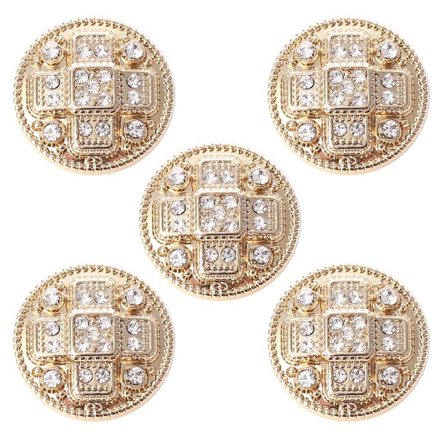 Solid Round Metal Buttons For Coat And Jacket, Hand-sewing Zinc Alloy ...