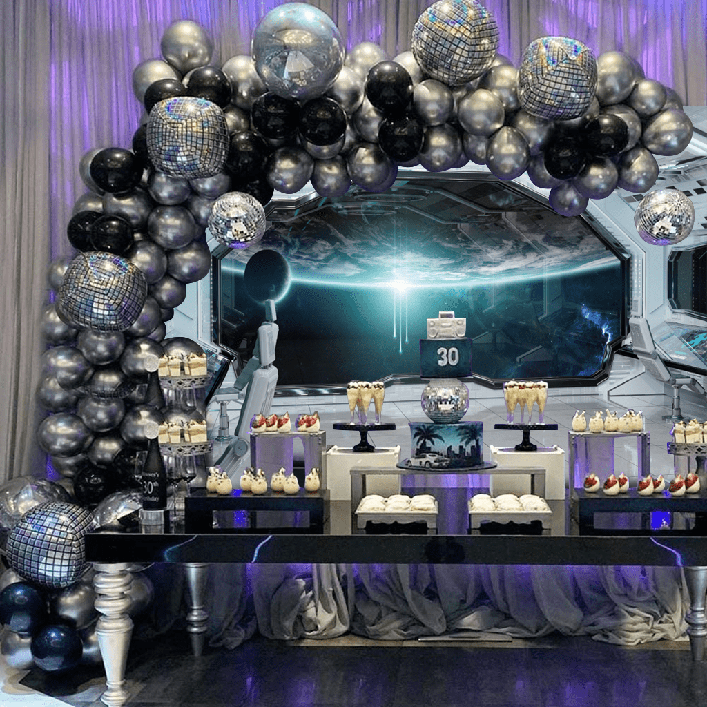 7x5ft Spaceship Interior Backdrop Universe Galaxy Outer Space Station ...