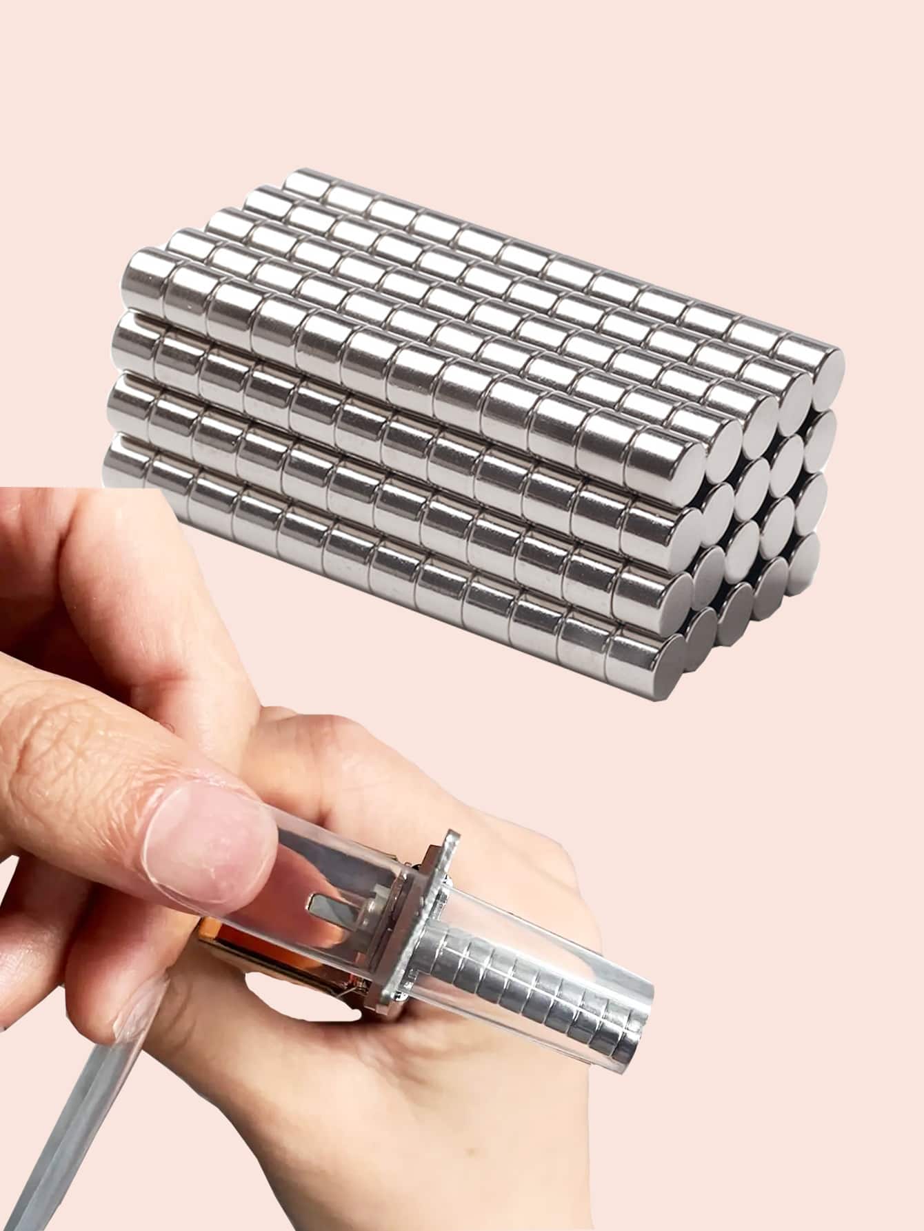 50Pcs/Box Small Magnets For Acrylic Nails Professional Nail Art Clipper ...