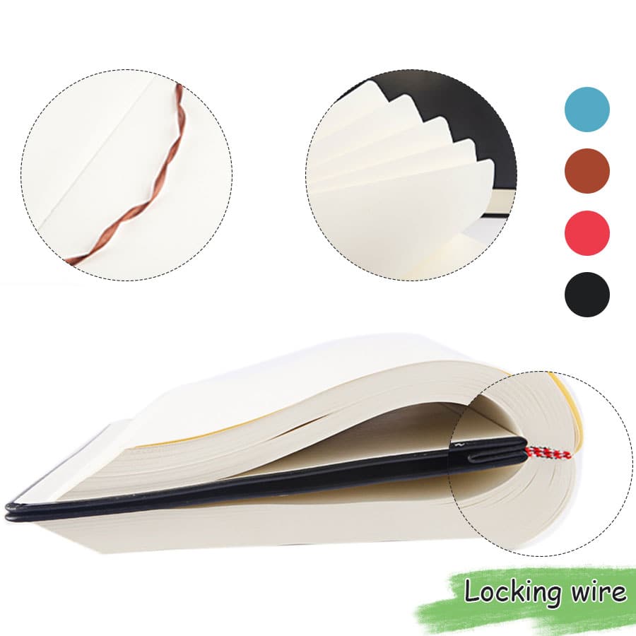 1pc Super Thick Blank Notebook, 660 Pages, Large Sketchbook, Handmade ...