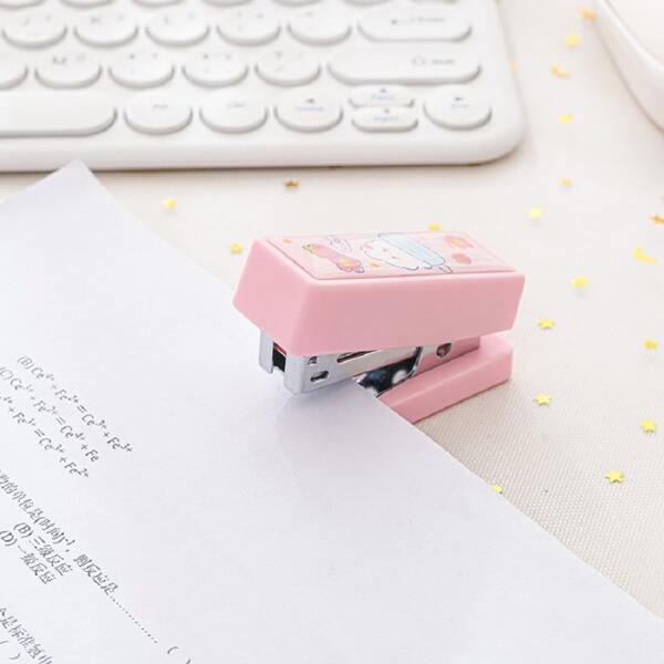 Pink Mini Stapler Set For Students & Office, Portable And Cute | SHEIN USA