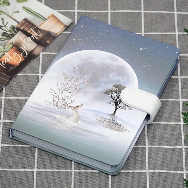 Vintage Magnetic Closure Journal With Full-color Illustrations, Ideal ...