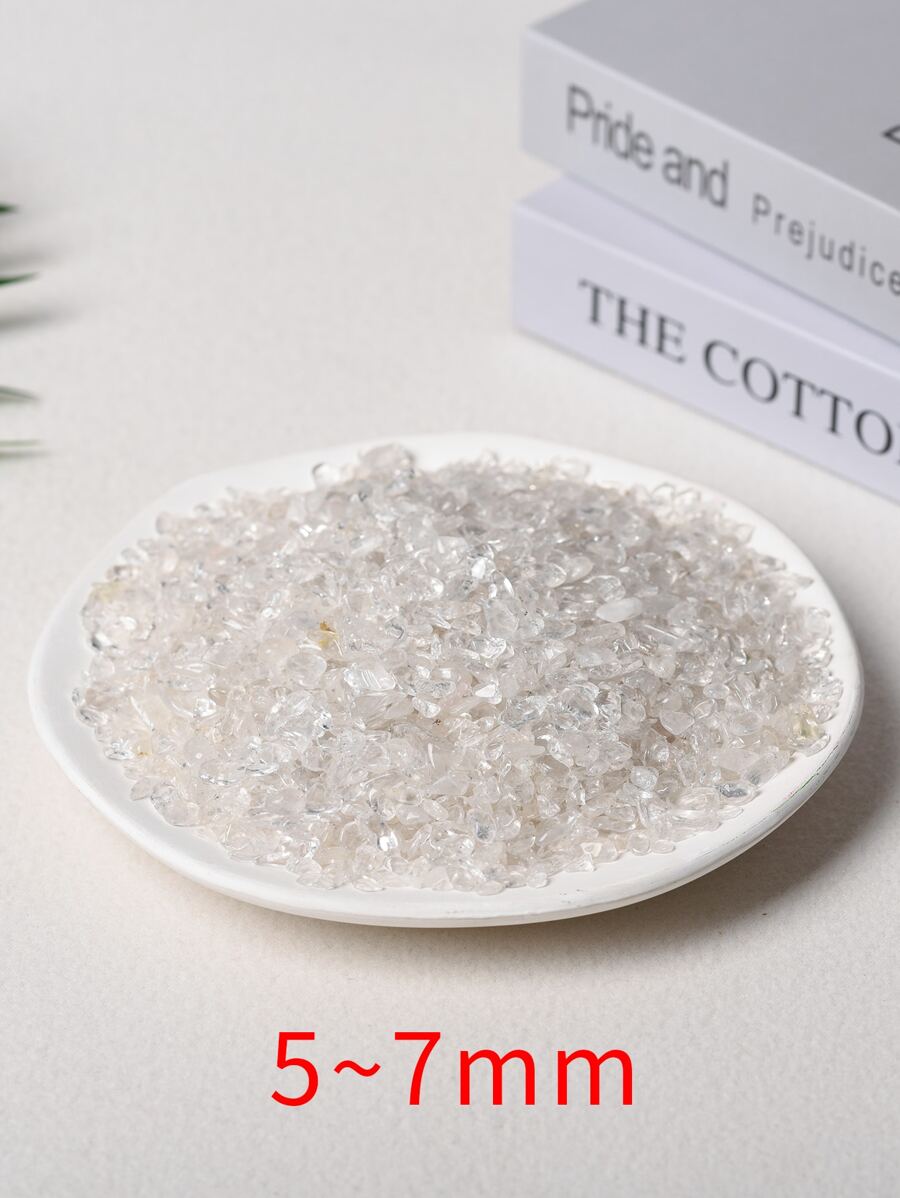100g Natural White Crystal Gravel, Asymmetric King Crystal Original ...