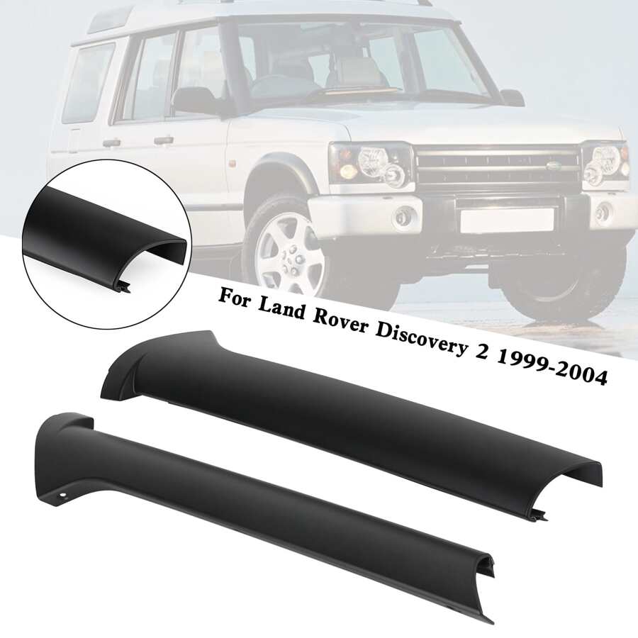 Pair Windscreen Pillar Moldings+Rivets For Land Rover Discovery 2 1999 ...