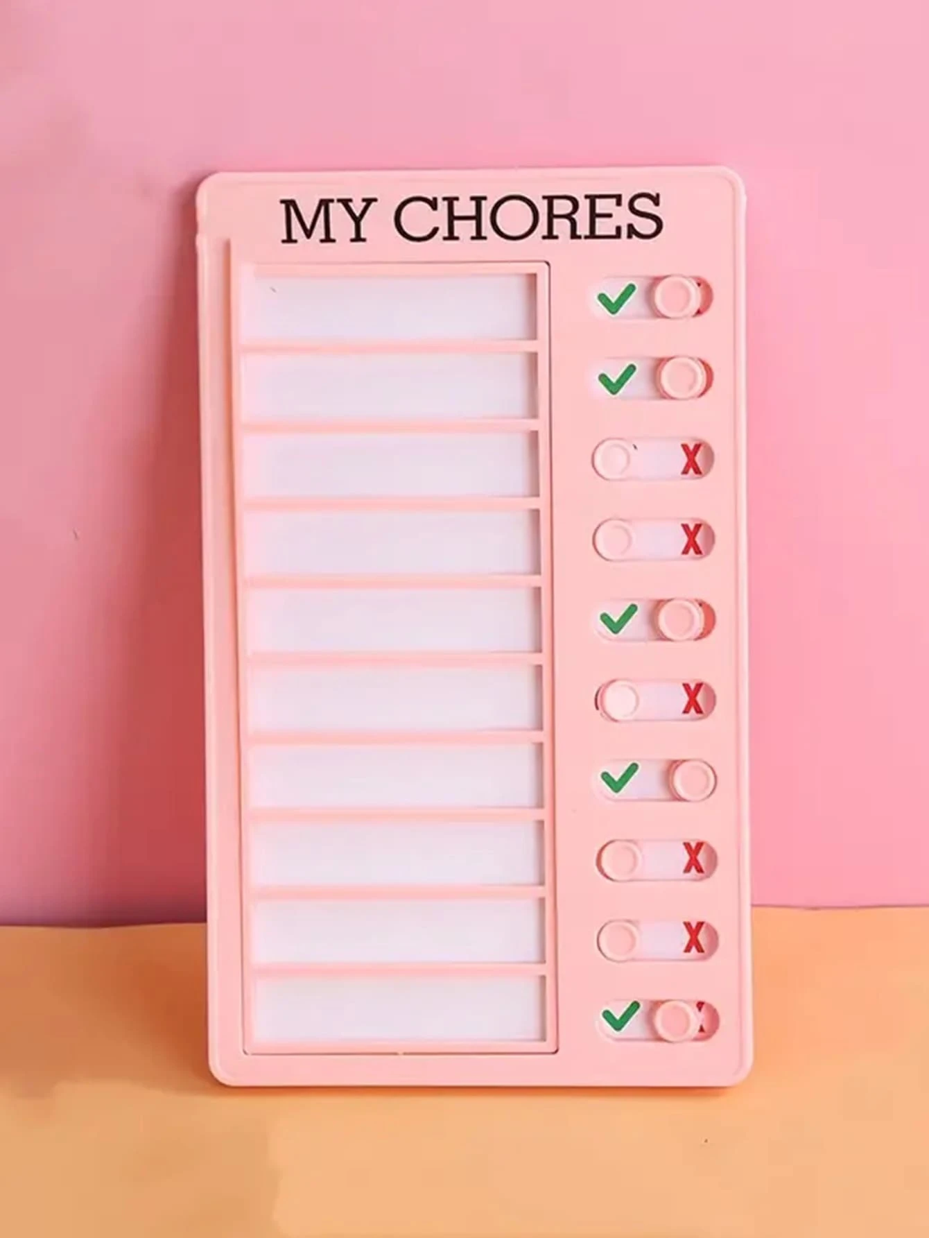 Self-discipline Punch Card System With Replaceable Message Board ...