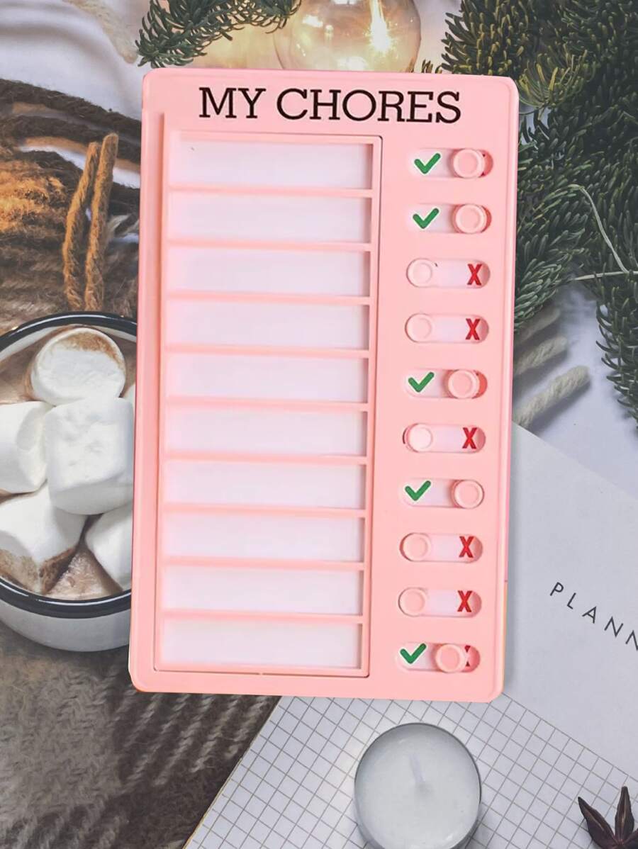 Self-discipline Punch Card System With Replaceable Message Board ...