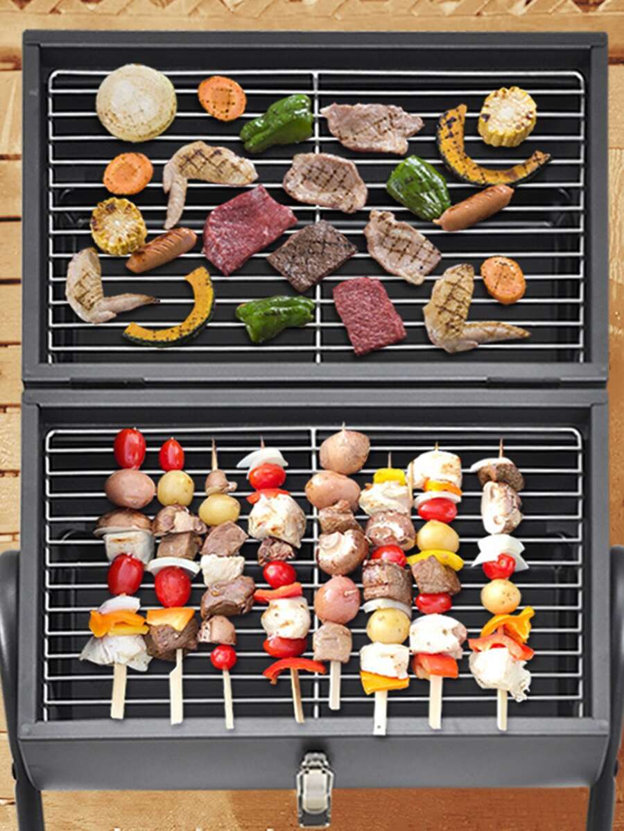 Outdoor Portable Charcoal BBQ Grill, Courtyard BBQ Stove, Home Charcoal Stove With No Smoke ...