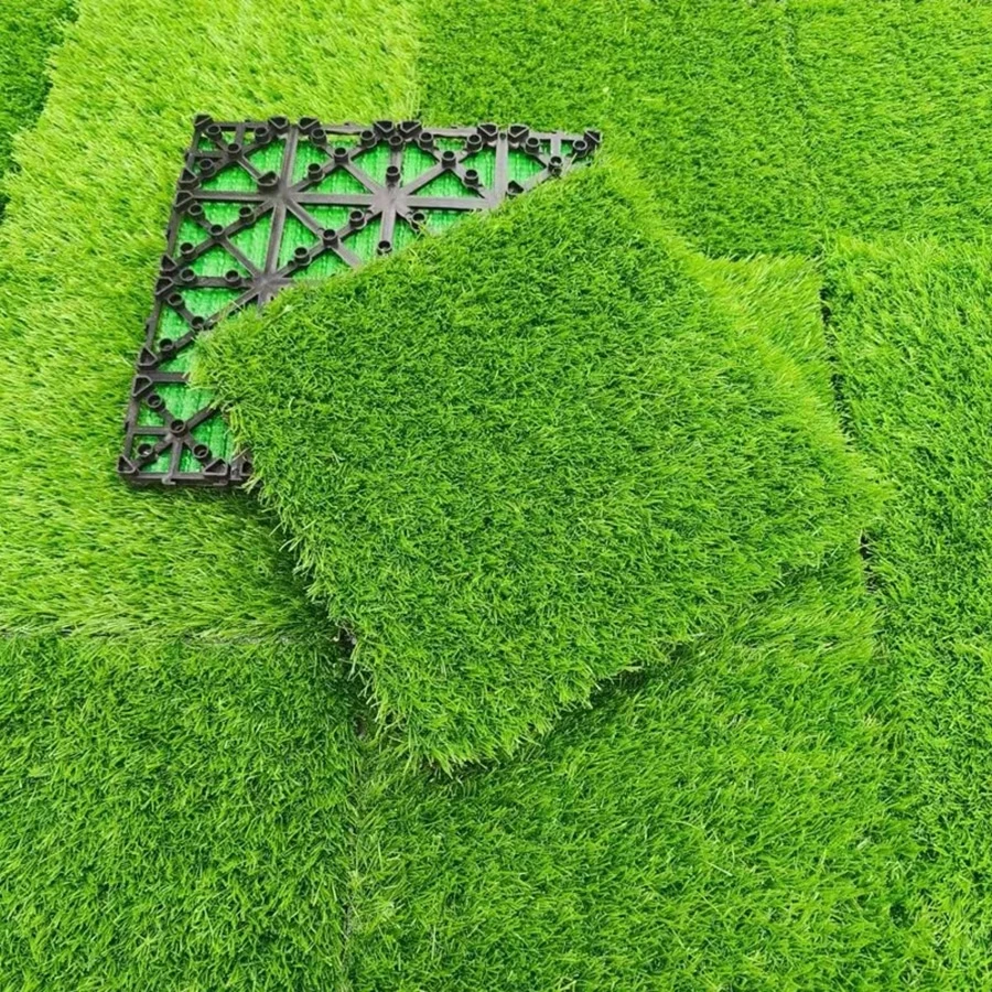 1pc Artificial Turf DIY Removable Artificial Turf Courtyard Landscape ...