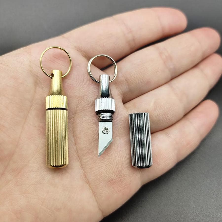 Mini Capsule Pocket Knife, Unpacking Express Knife Keychain,1pc | SHEIN