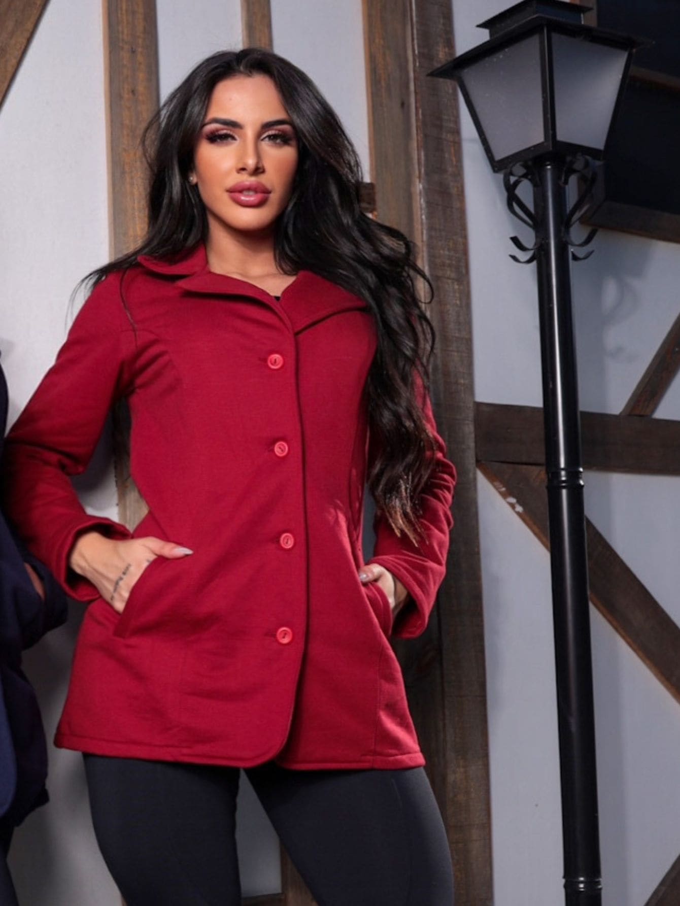 Plus Size Overcoats | SHEIN USA