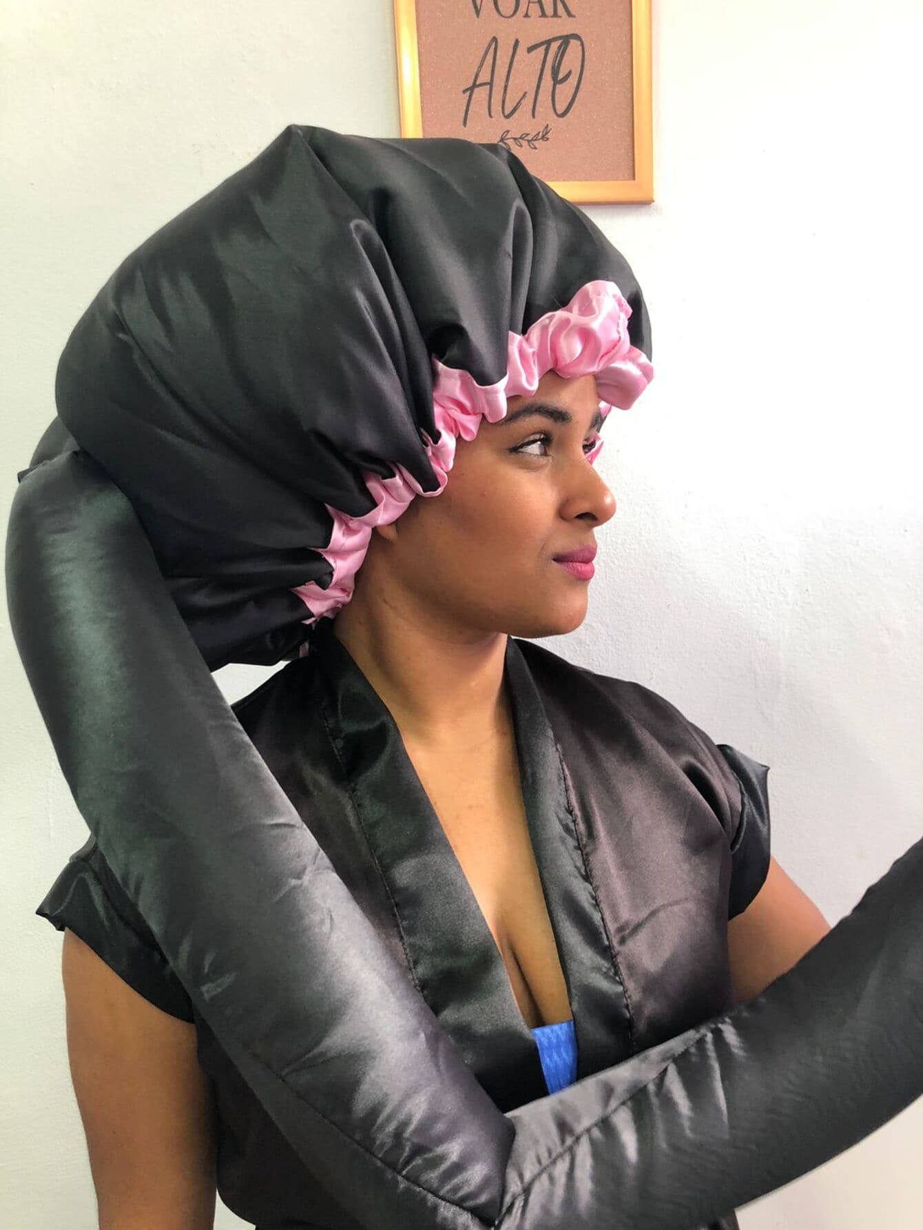 Satin Diffuser Cap/Satin Diffuser Cap/Satin Cap With Diffuser | SHEIN USA