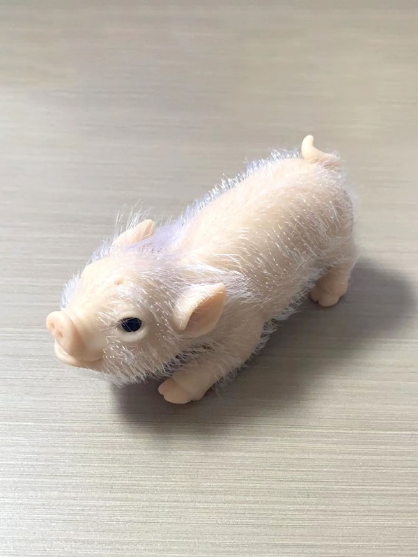 Simulation Pet Pig Silicon Material Office Stress Relief Artifact Cute ...