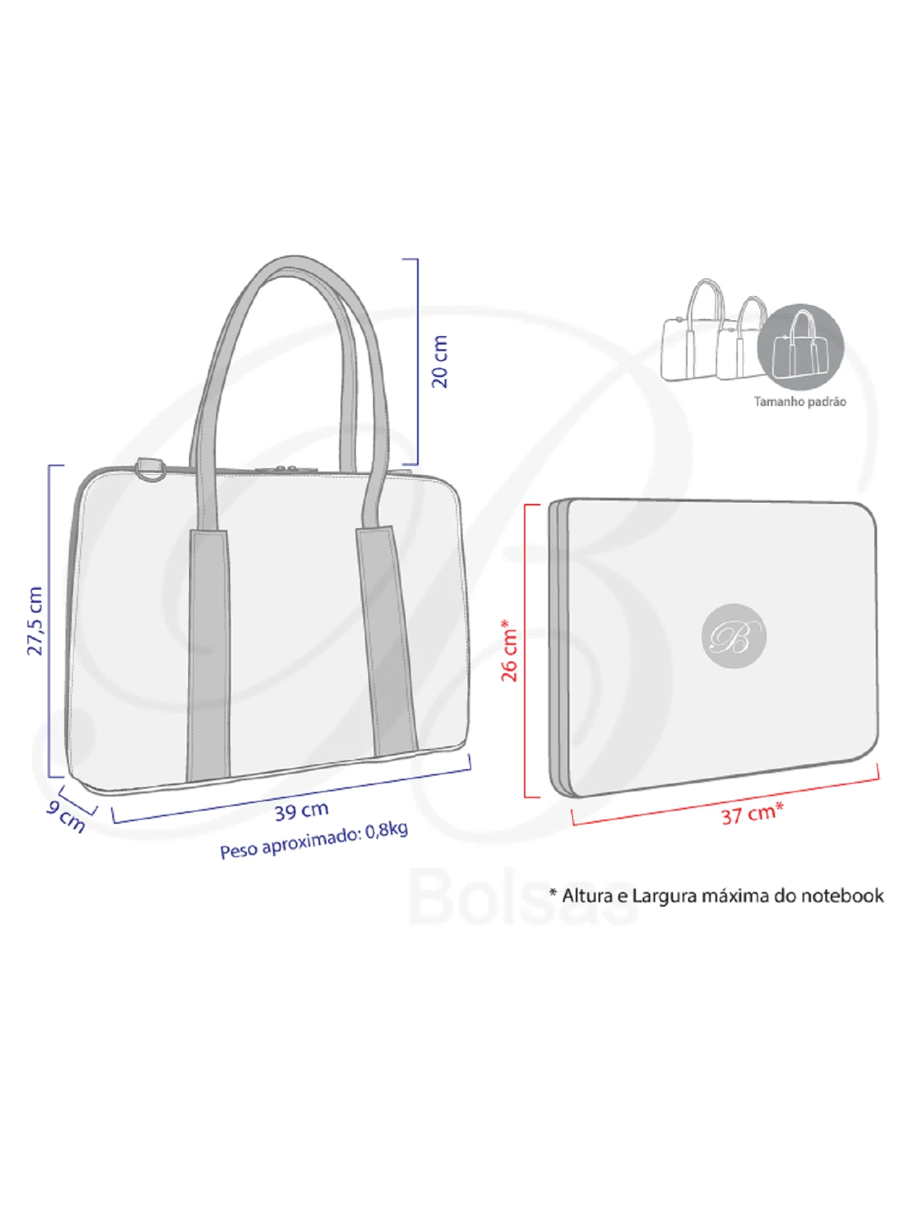 Pasta Maleta Bolsa Executiva Feminina Notebook Tablet Social Casual Documentos Transversal ...